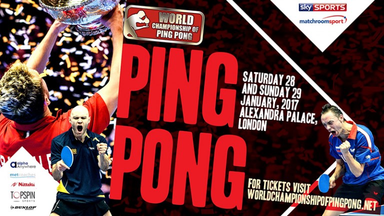 Money off World Ping Pong tickets! – Table Tennis England